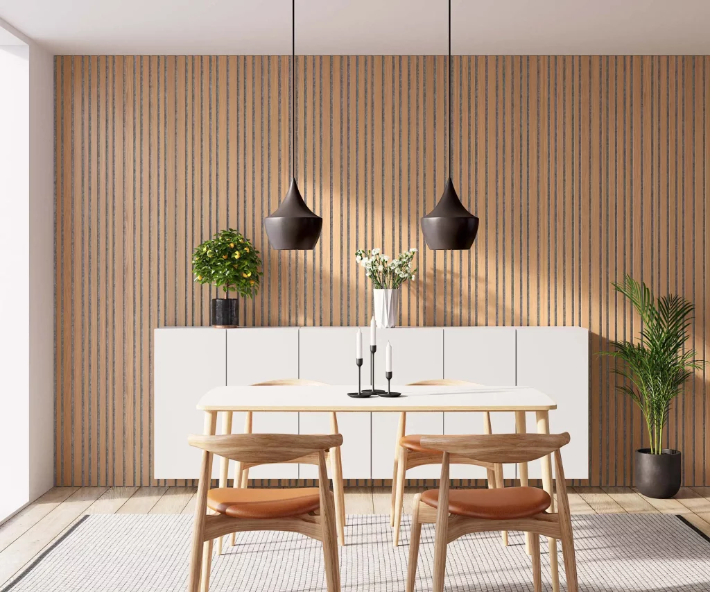Classic Oak Barcode, grå RecoSilent | WallRibbon